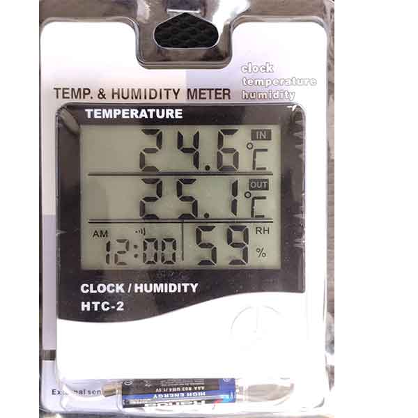 Clock Humidity meter - Emmanuel Laboratory Supplies